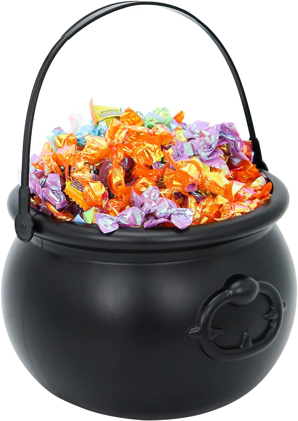 Large Halloween Black Cauldron, 8'' - JOYIN