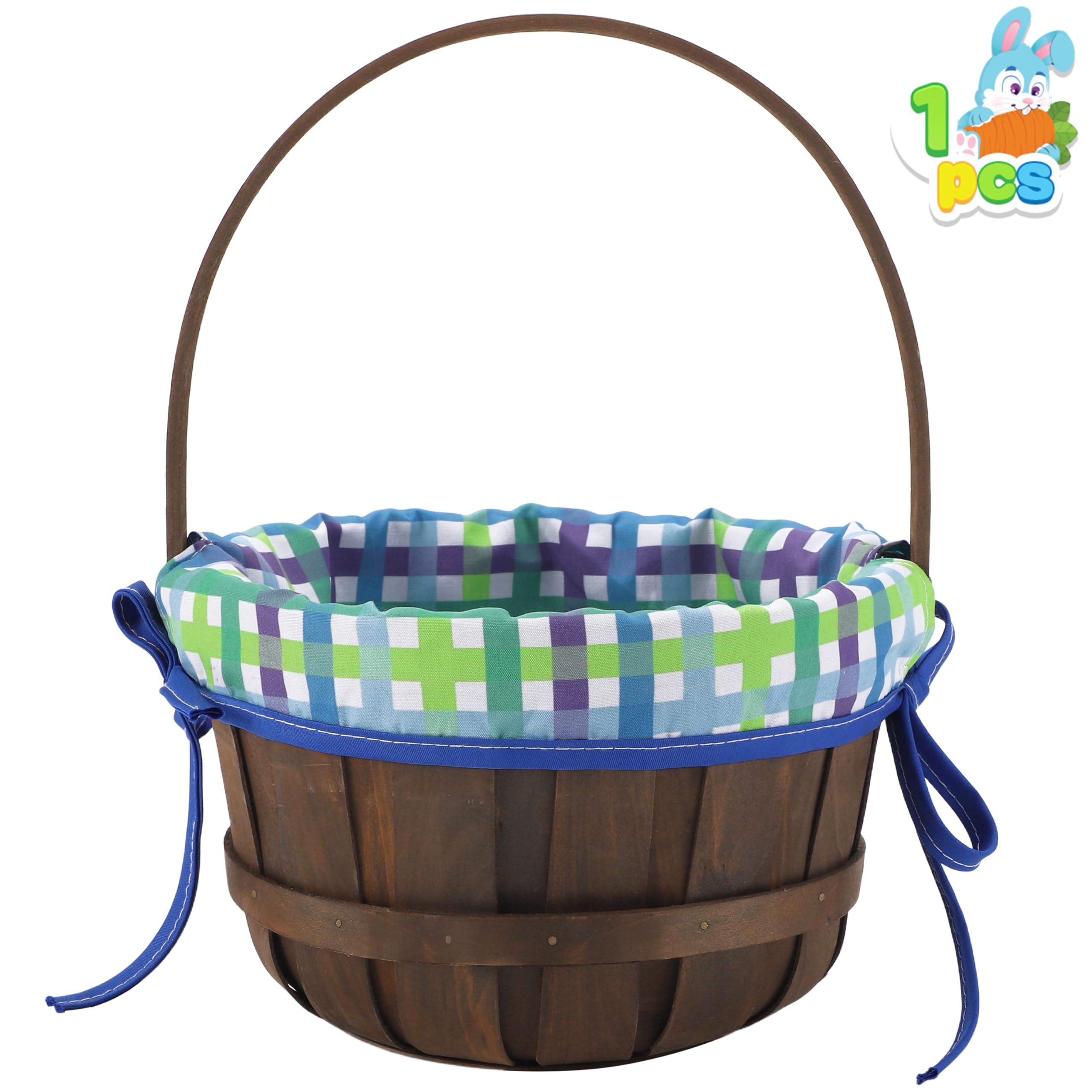 Easter Woven Basket with Lining