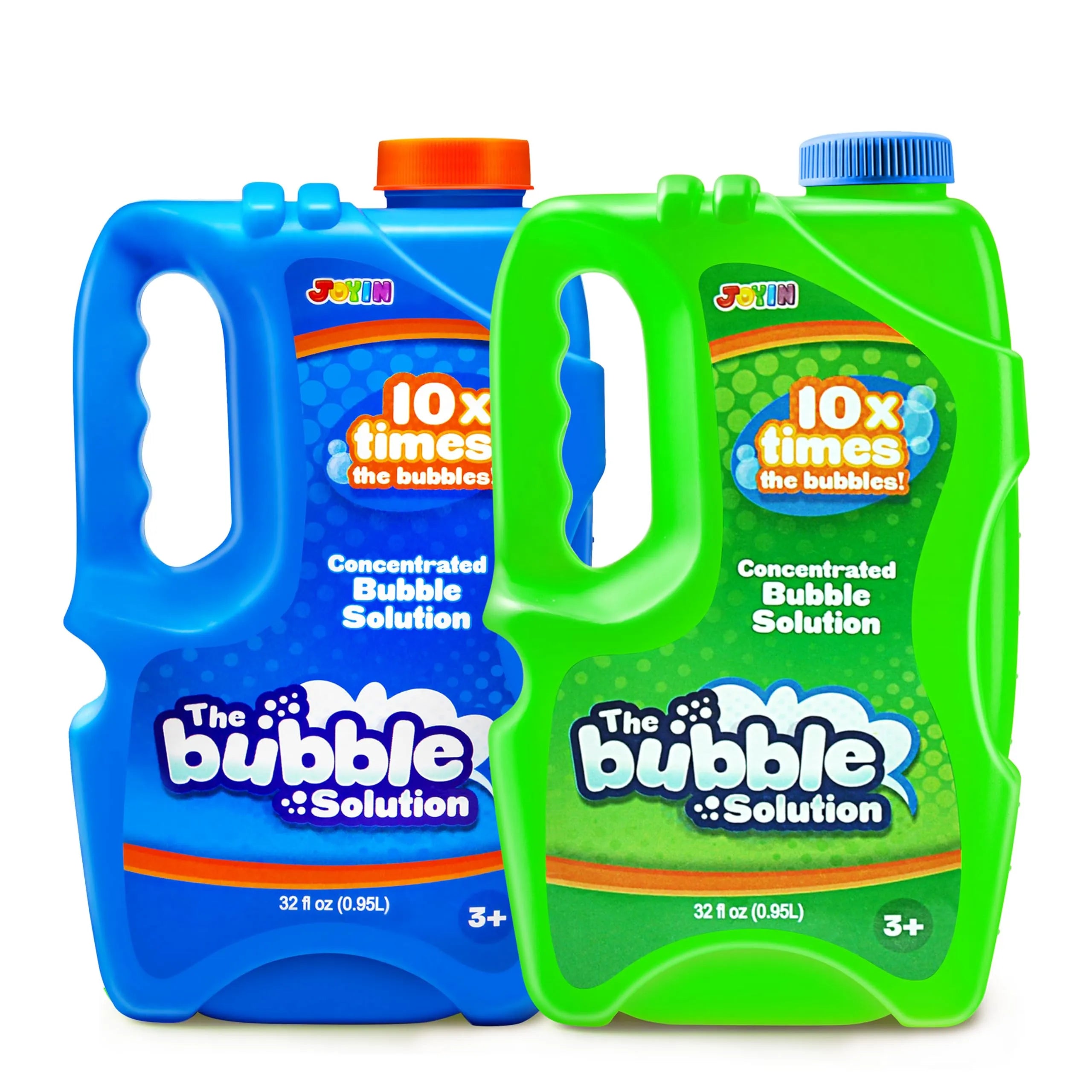 2 Bottles Bubbles Refill Solutions 64oz (up to 5 Gallon) for Bubble Ma