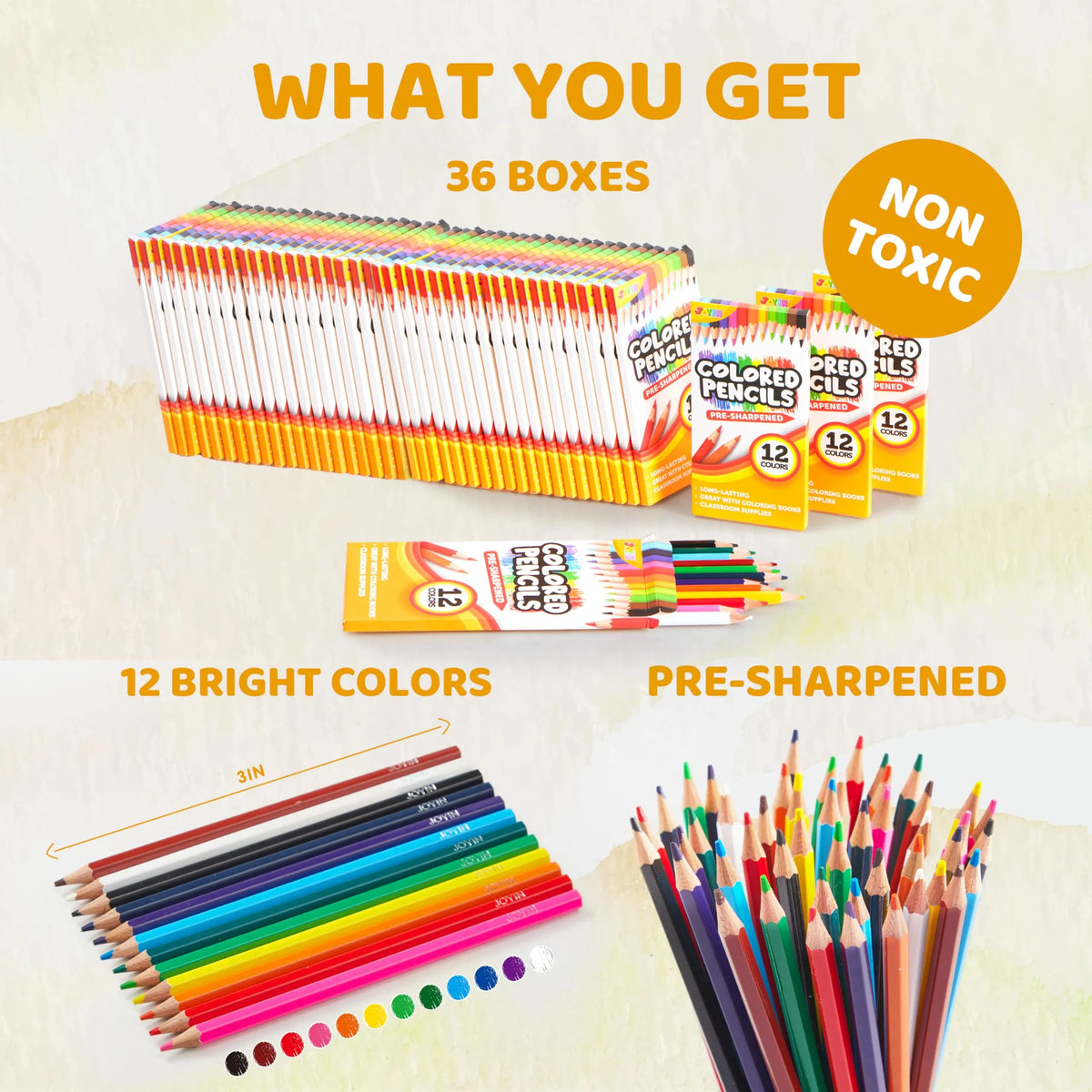 sharpened pencils bulk