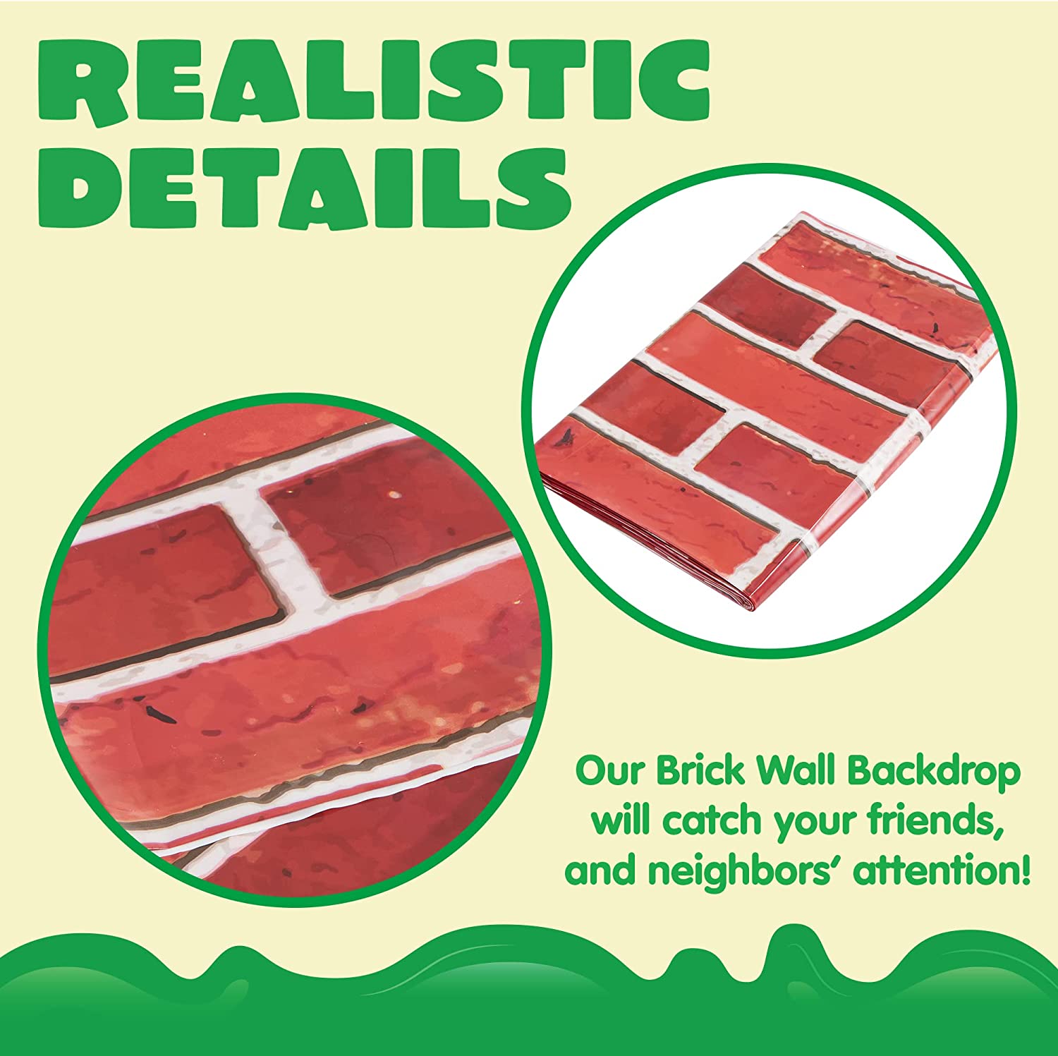 30 ft Brick Wall Backdrop JOYIN