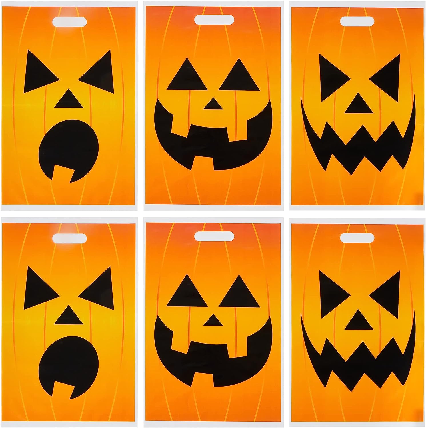 Halloween Jack O Lantern Trick Or Treat Bags, 72-pack