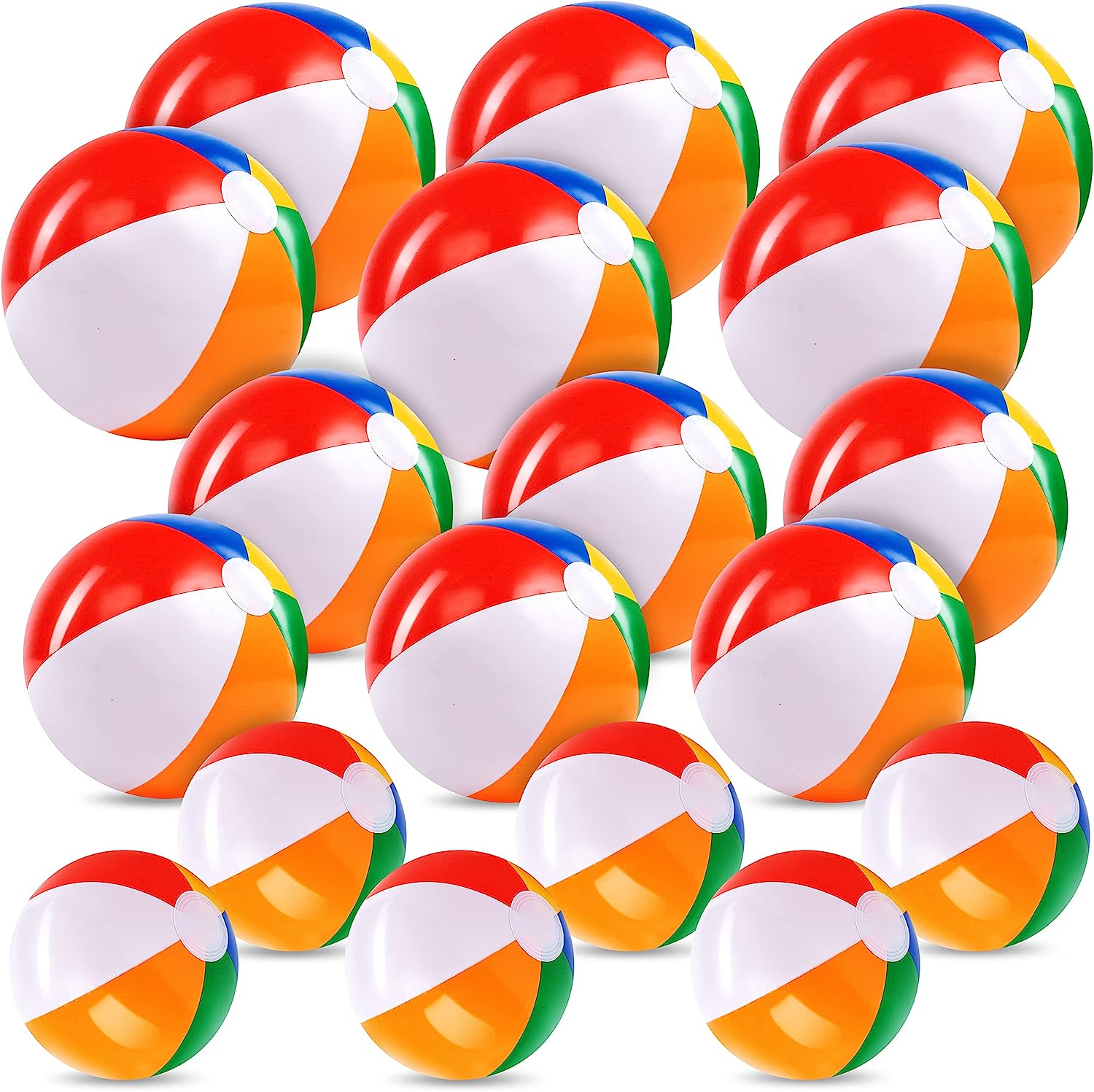 Sloosh - Beach Balls Combo, 18 Pcs