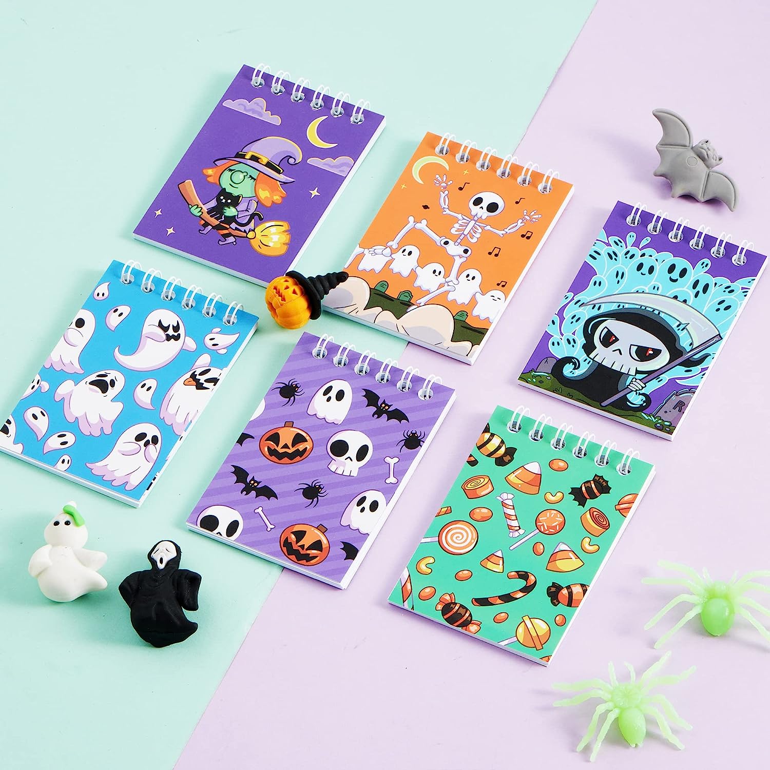 JOYIN | Halloween Spooky Notepad Set 60 Pack