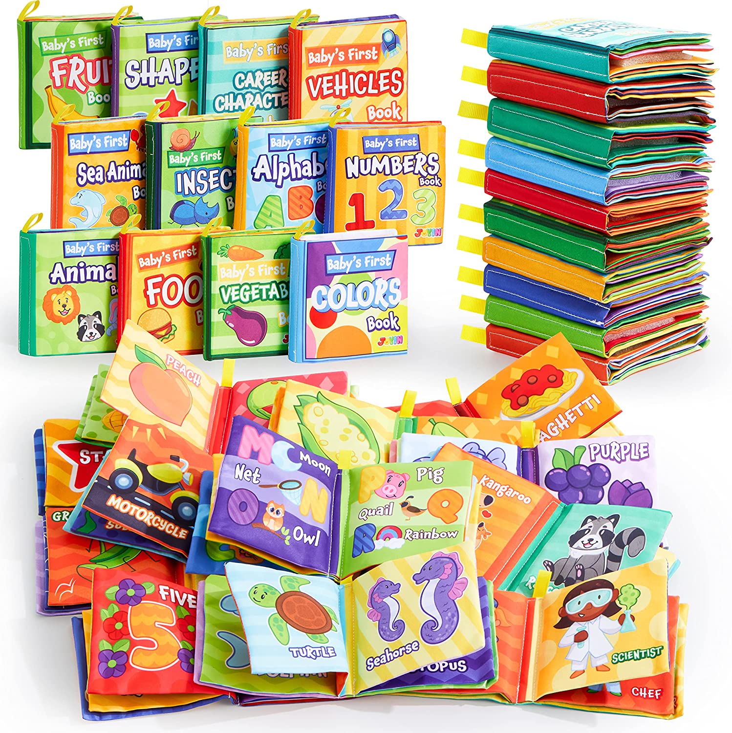 Joyin | 12 Packs My First Soft Bath Books
