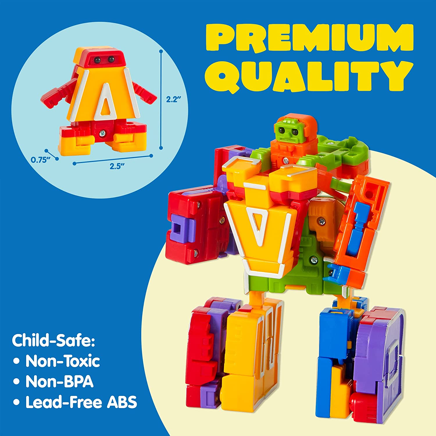 Alphabet Robot Action Figure Toys