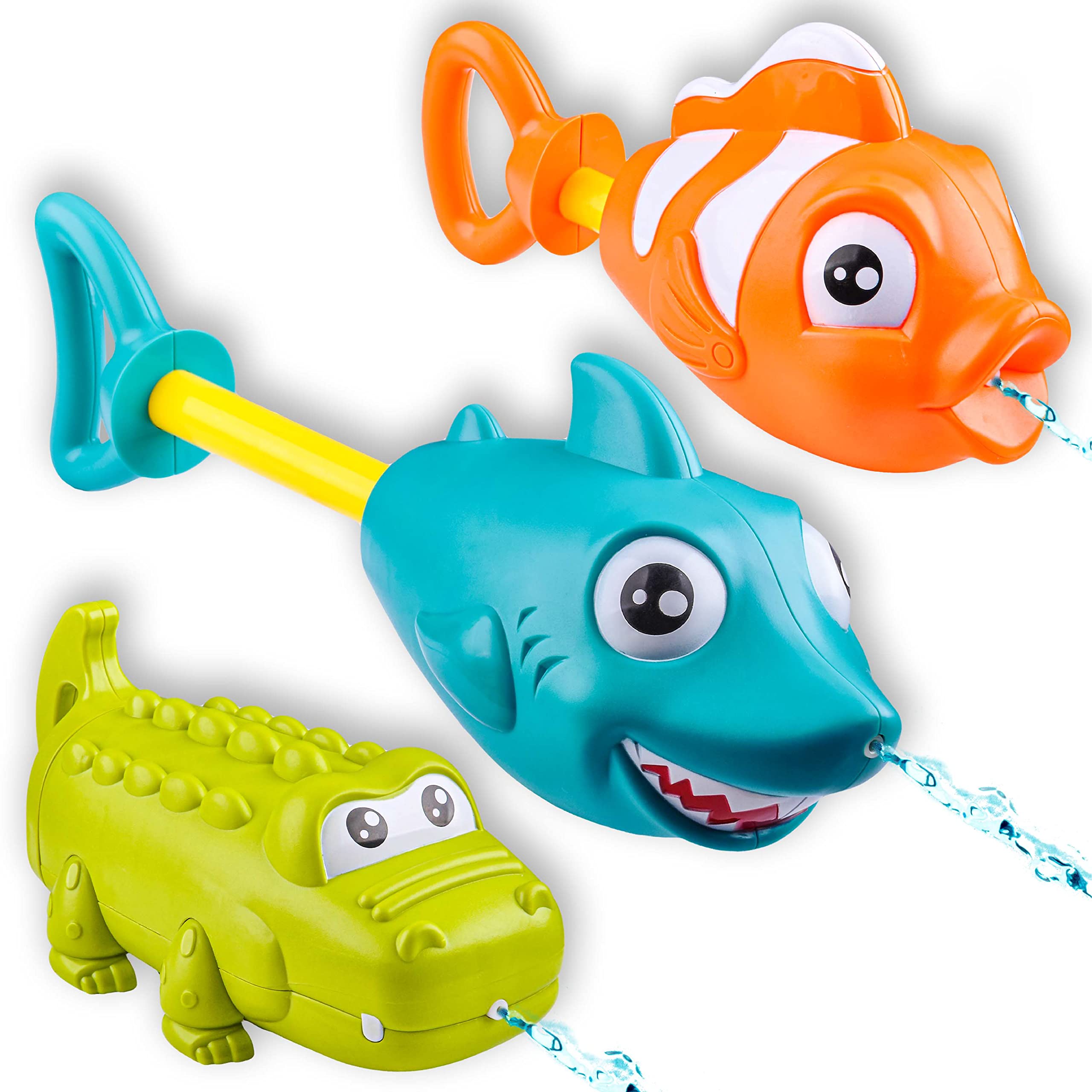 3 Pack Water Animal Character Water Soakers - Joyin
