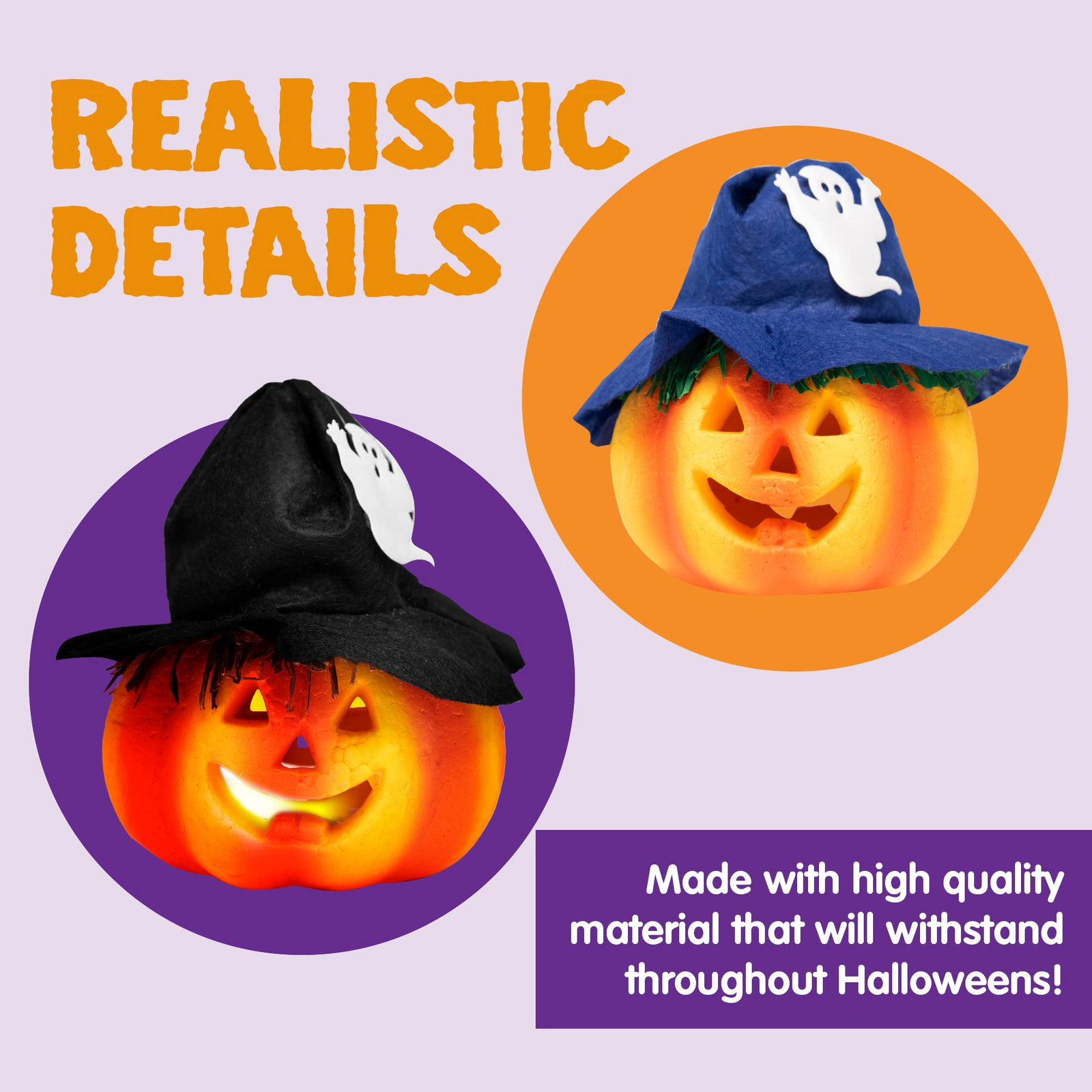 Halloween Jack-o'-lantern - 6 Piece